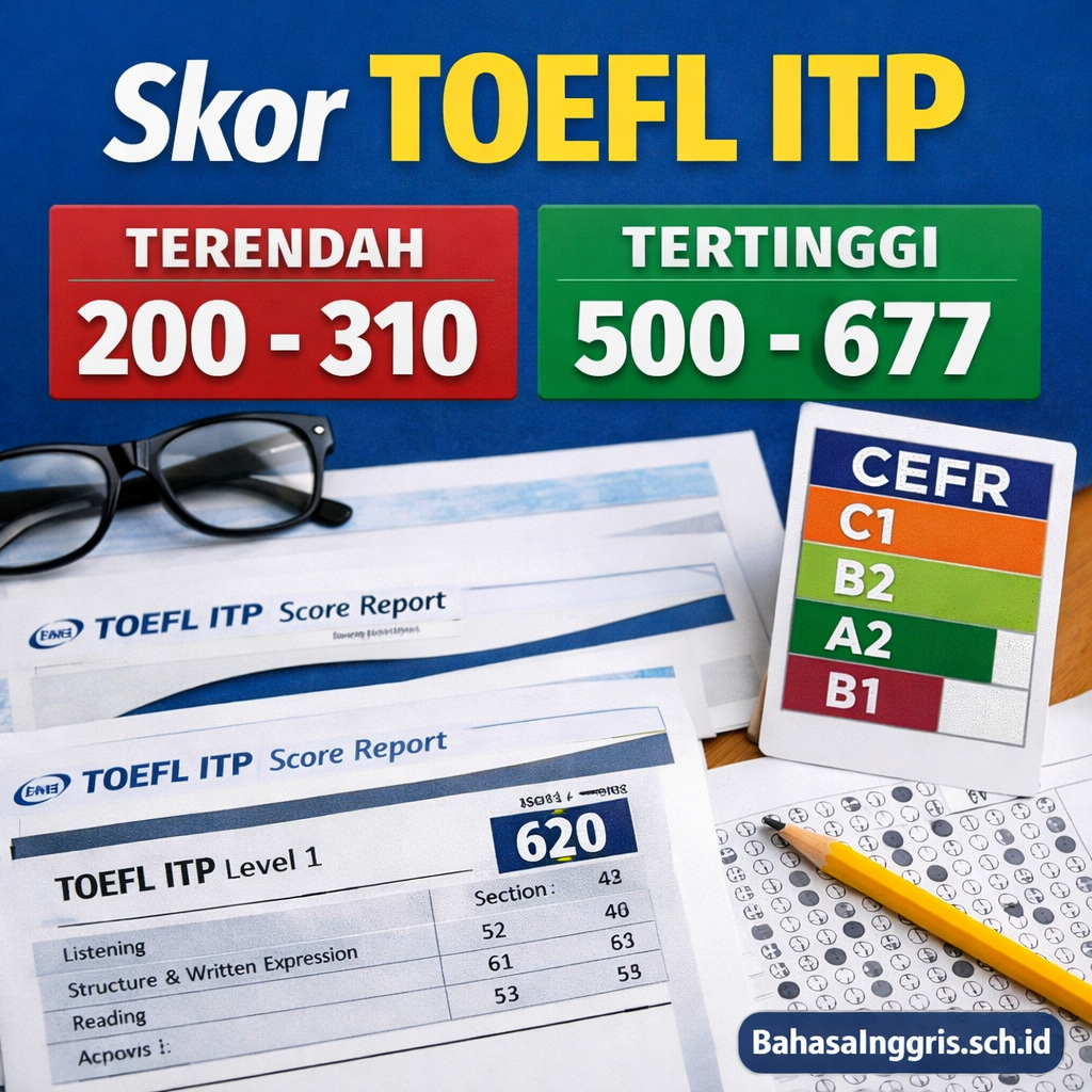Skor TOEFL ITP Terendah dan Tertinggi Lengkap - BIC